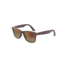 Ray-Ban Sonnenbrille Damen Gr&ouml;&szlig;e One Size Second Hand flieder