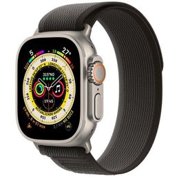 Apple Watch Ultra 2 (2023) GPS + Cellular 49 mm - Titan Titan Natur - Trail loop Schwarz