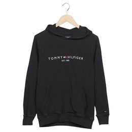 Tommy Hilfiger Kapuzenpullover Damen Größe M Second Hand schwarz