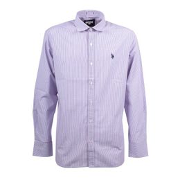 U.S. Polo Assn. Button Up Shirt male Purple size XL