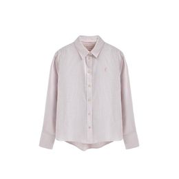 Polo Club Bluse Damen Gr&ouml;&szlig;e L ros&eacute; / wei&szlig;