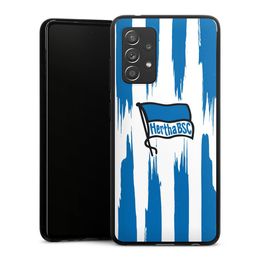 DeinDesign Galaxy A52s 5G Handy Silikon H&uuml;lle Case schwarz Handyh&uuml;lle Official Licensed Product Bundesliga Hertha Bsc