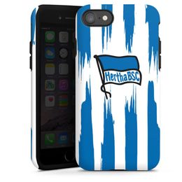DeinDesign iPhone SE (2020) Handy Panzer Handyh&uuml;lle robuste Outdoor H&uuml;lle Schutzh&uuml;lle matt Bundesliga Official Licensed Product Hertha Bsc Tough Case