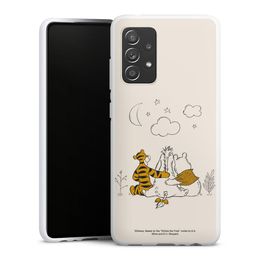 DeinDesign Galaxy A52s 5G Handy Silikon H&uuml;lle Case wei&szlig; Handyh&uuml;lle Winnie The Pooh Official Licensed Product Disney Silikon Case
