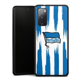 DeinDesign Galaxy S20 FE 5G Handy Silikon H&uuml;lle Case schwarz Handyh&uuml;lle Bundesliga Hertha Bsc Official Licensed Product