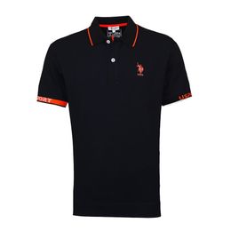 U.S. Polo Assn. Poloshirt 'Caad' Herren Größe XXL rot / schwarz