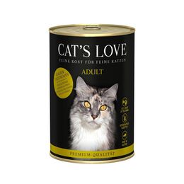 Cat's Love Kalb & Truthahn Pur Katzen-Nassfutter getreidefrei 6x400g