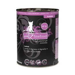 Catz Finefood Purrrr No.111 Lamm Katzen-Nassfutter getreidefrei 6x400g