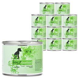 Dogz finefood No. 4 Huhn & Fasan Hunde-Nassfutter getreidefrei 12x200g