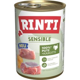 Rinti Sensible Pute + Karotte Hunde-Nassfutter sensible 12x400g