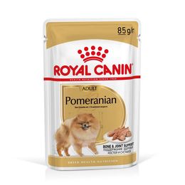 Royal Canin POMERANIAN ADULT MOUSSE Hunde-Nassfutter f&uuml;r ausgewachsene Zwergspitze 12x85g