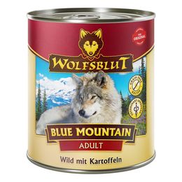 Wolfsblut Blue Mountain Adult Hunde-Nassfutter getreidefrei 6x800g