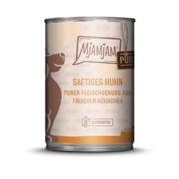 MjAMjAM purer Fleischgenuss - Huhn pur Hunde-Nassfutter getreidefrei 12x400g