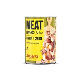 Josera Meat Lovers Menu Chicken with Carrot Hunde-Nassfutter getreidefrei 6x400g