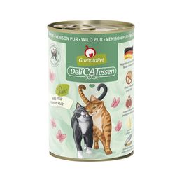 Granatapet Delicatessen Wild PUR Katzen-Nassfutter getreidefrei 6x400g