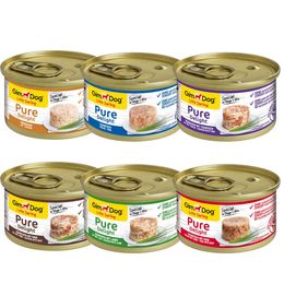Gimdog Little Darling Pure Delight Mixpaket Hunde-Nassfutter hoher Fleischanteil 12x85g
