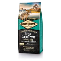 Carnilove Dog Adult Fresh - Carp & Trout Hunde-Trockenfutter getreidefrei 12kg