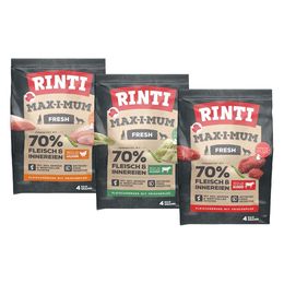 Rinti Max-i-Mum Probierpaket Hunde-Trockenfutter 3x4kg