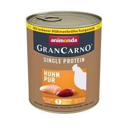 animonda GranCarno single protein Huhn pur Hunde-Nassfutter getreidefrei 6x800g