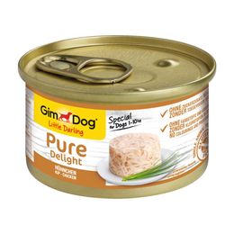 Gimdog Little Darling Pure Delight Hühnchen Hunde-Nassfutter getreidefrei 12x85g