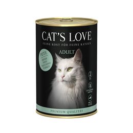 Cat's Love Pute Pur Katzen-Nassfutter getreidefrei 6x400g