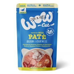 WOW Cat Junior Huhn & Garnele Katzen-Nassfutter getreidefrei 12x125g