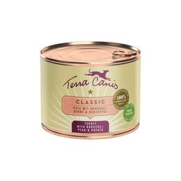 Terra Canis CLASSIC Pute mit Brokkoli Hunde-Nassfutter getreidefrei 12x200g
