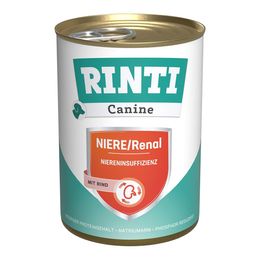 Rinti Canine Niere/Renal Rind Hunde-Nassfutter Di&auml;tfutter 6x400g