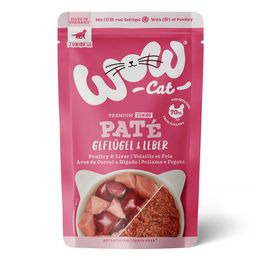 WOW Cat Junior Geflügel & Leber Katzen-Nassfutter getreidefrei 12x125g