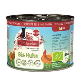 6x200g Catz Finefood Bio No.503 Huhn Dose