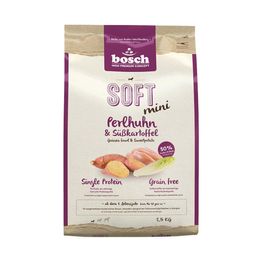 Bosch SOFT Mini Perlhuhn und Süßkartoffel Hunde-Trockenfutter getreidefrei 2,5kg