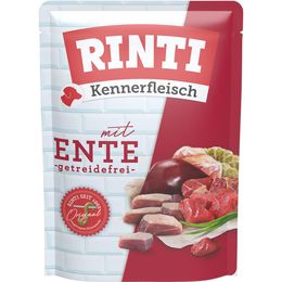 Rinti Kennerfleisch Ente Hunde-Nassfutter getreidefrei 10x400 g