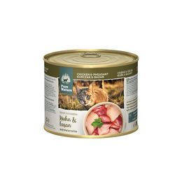 Pure Nature ADULT Huhn & Kaninchen mit Löwenzahn Katzen-Nassfutter getreidefrei 6x200g