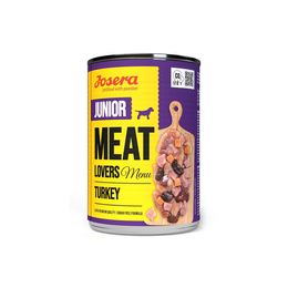 Josera Meat Lovers Junior Menu Turkey Hunde-Nassfutter getreidefrei 6x400g