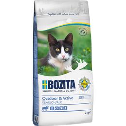 Bozita Outdoor & Active Elch Katzen-Trockenfutter f&uuml;r aktive Freig&auml;nger 2 kg