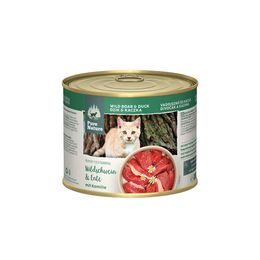 Pure Nature ADULT Wildschwein & Ente mit Kamille Katzen-Nassfutter ohne Getreide 6x200g