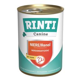 Rinti Canine Niere & Renal Huhn Hunde-Nassfutter Di&auml;tfutter 6x400g