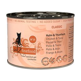 Catz Finefood No. 25 Huhn & Thunfisch Katzen-Nassfutter mit Kamille 24x200g