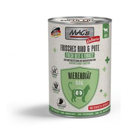 6x400 g MAC's CAT Vetcare Nierendiät Rind & Pute