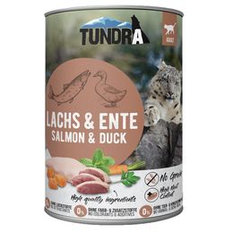 Tundra Cat Lachs & Ente Katzen-Nassfutter ohne Getreide und Zucker 6x400g