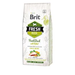 Brit Fresh Active dogs - Duck - Run & Work Hunde-Trockenfutter getreidefrei 12kg