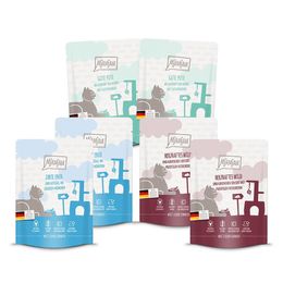 MjAMjAM Quetschie leckere Mahlzeiten Mixpaket II Katzen-Nassfutter getreidefrei 6x300g