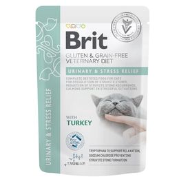 Brit Vet Diet Cat Fillets in Gravy Urinary Katzen-Nassfutter Di&auml;tfutter 12x85 g