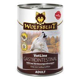 Wolfsblut VetLine Gastrointestinal - Ente Hunde-Nassfutter getreidefrei 6x395g