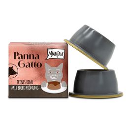 MjAMjAM Panna Gatto Rind mit edler Kr&ouml;nung Katzen-Nassfutter getreidefrei 24 x 80 g