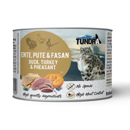 Tundra Cat Ente, Pute & Fasan Katzen-Nassfutter getreidefrei 6x200g