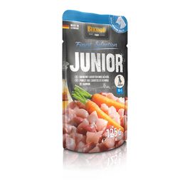 Belcando Junior Huhn mit Karotten Hunde-Nassfutter ohne Zuckerzusatz 12x125g