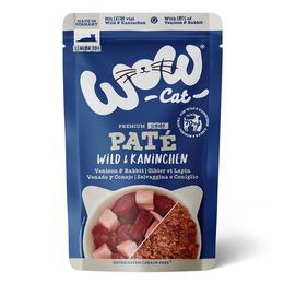 WOW Cat Senior Wild & Kaninchen Katzen-Nassfutter getreidefrei 12x125g