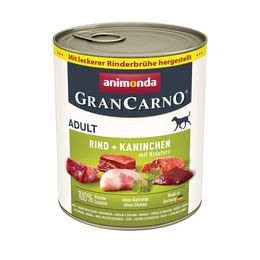 animonda GranCarno Rind und Kaninchen mit Kr&auml;utern 6x800g