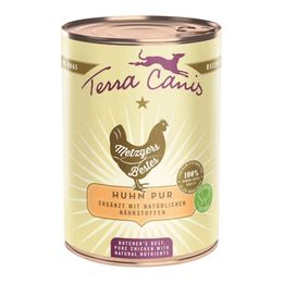 Terra Canis Metzgers Bestes Huhn pur Hunde-Nassfutter Singleprotein 6x400g